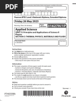 BTEC Applied Science Unit 5 Physics Assessment | PDF | Heat | Physical ...