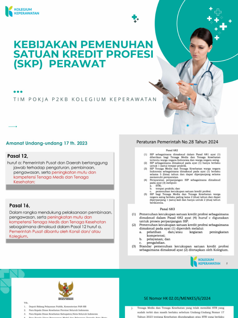 Sosialisasi SKP Kol Perawat Edit (1) | PDF