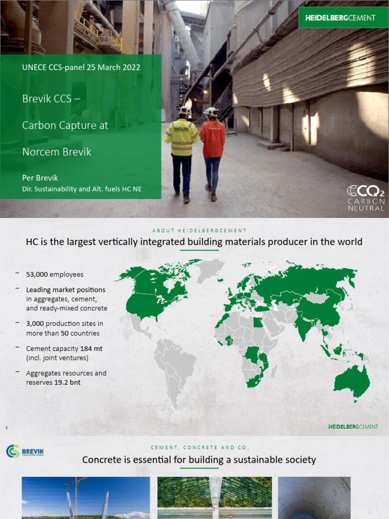 Brevik CCS: Pioneering Carbon Capture | PDF | Carbon Capture And ...