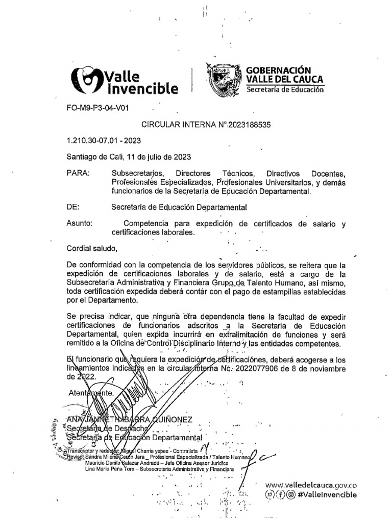 CIRCULAR INTERNA No 2023188535 (1) (1) (1) | PDF