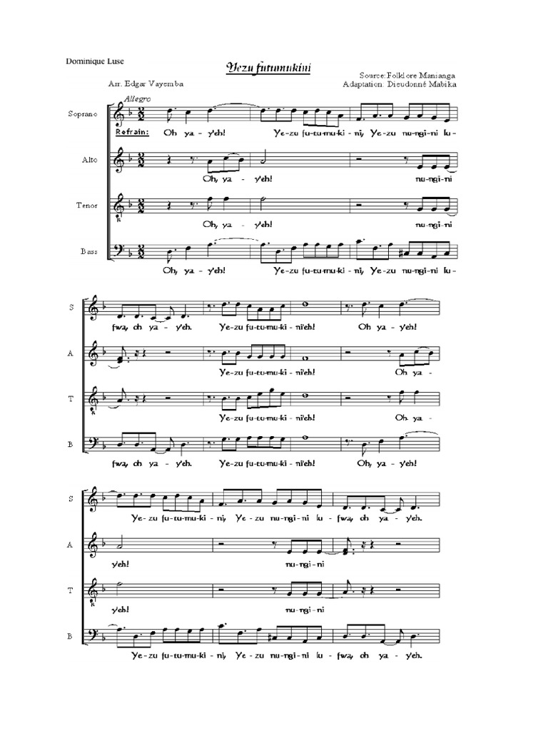 Yezu Futumukni-1 | PDF