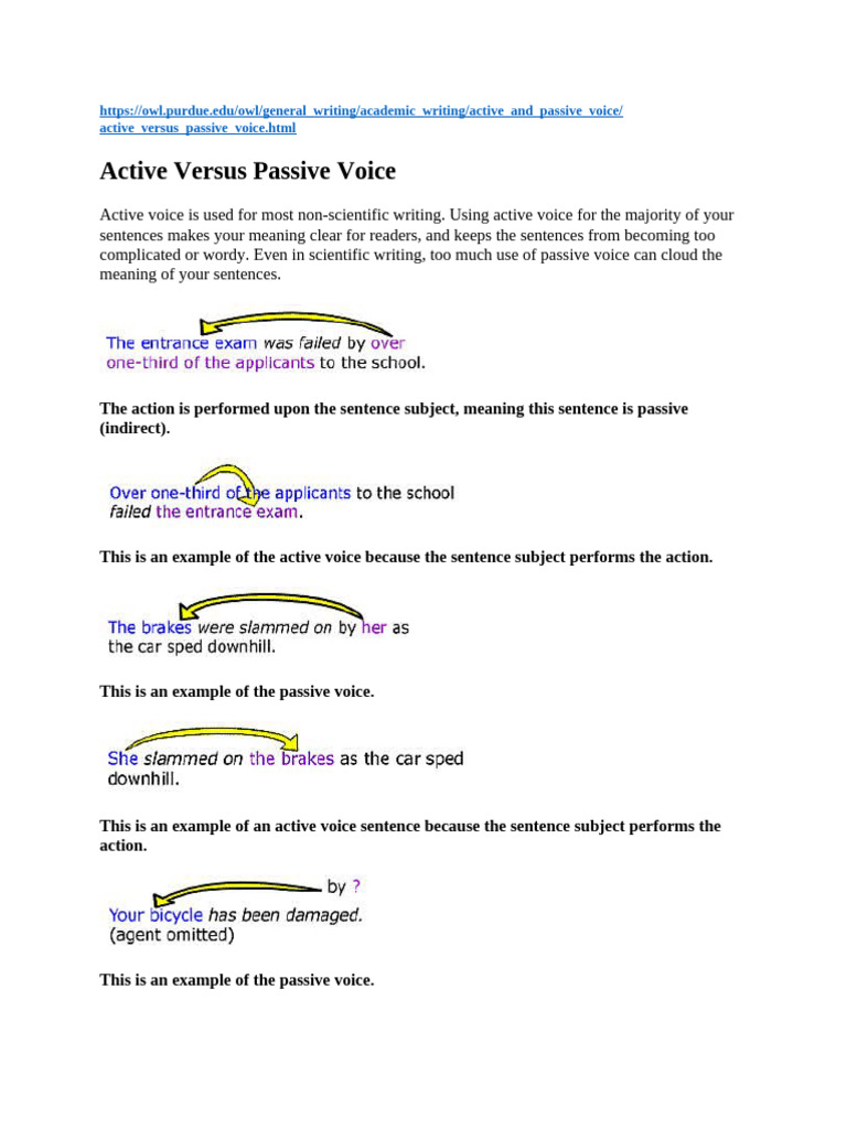 Changing Passive To Active Voice... Owl | PDF | Verb | Subject (Grammar)