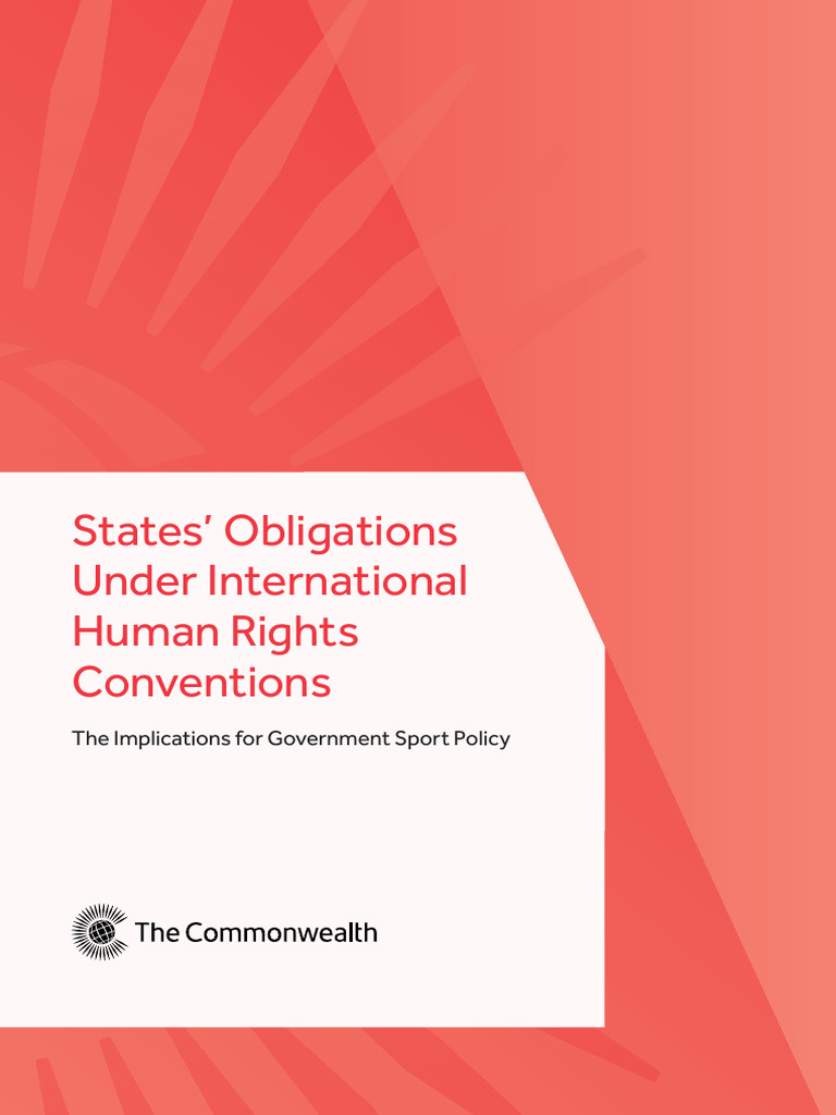 States Obligations Under International Human Rights Conventions | PDF ...