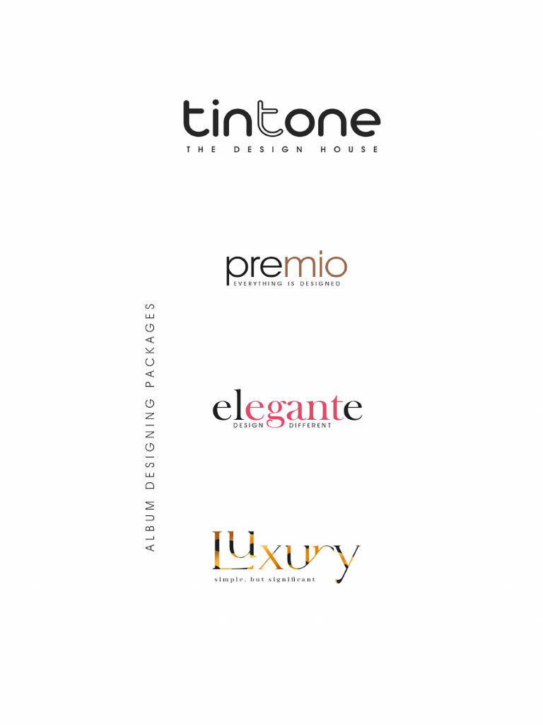 Tintone Design Packages | PDF