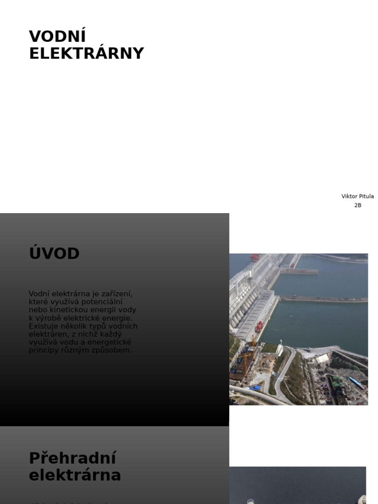 Vodníelektrárny Pitula | PDF