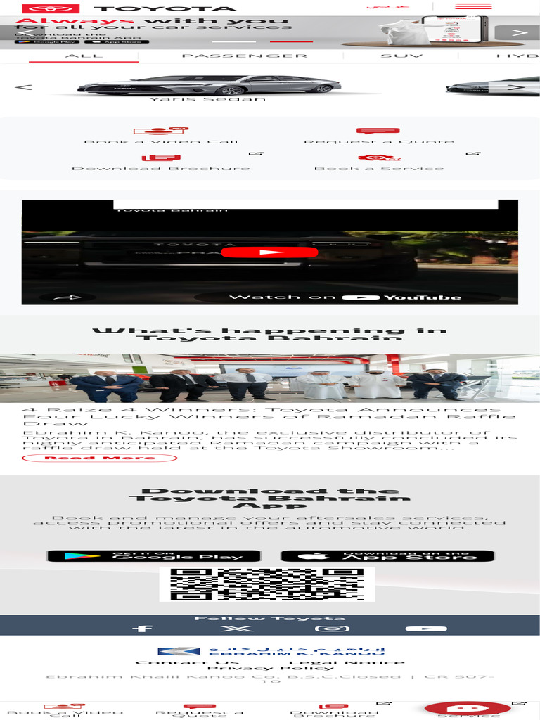 Official Toyota Bahrain Website | PDF