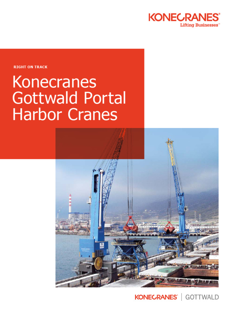 Portal Harbor Cranes - 200420 | PDF | Crane (Machine) | Cargo