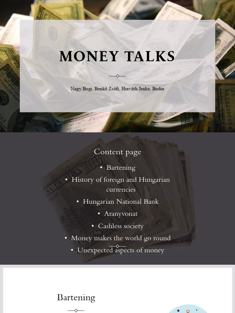 Money Talks 1 | PDF | Money | Currency