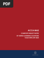 ACCA MA2 Formula Overview | PDF | Net Present Value | Internal Rate Of ...