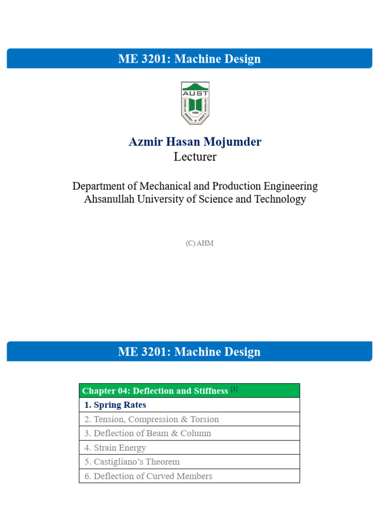 C03 - Deflection and Stiffness | PDF | Beam (Structure) | Deformation ...