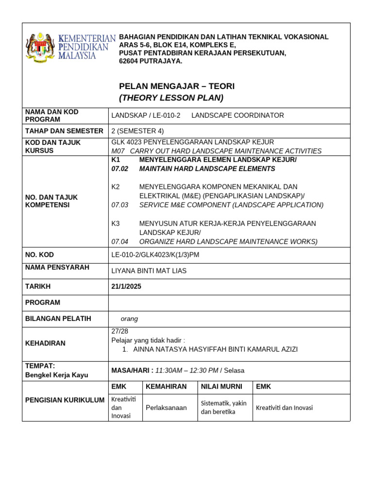 Panduan Penyelenggaraan Landskap Kejur | PDF