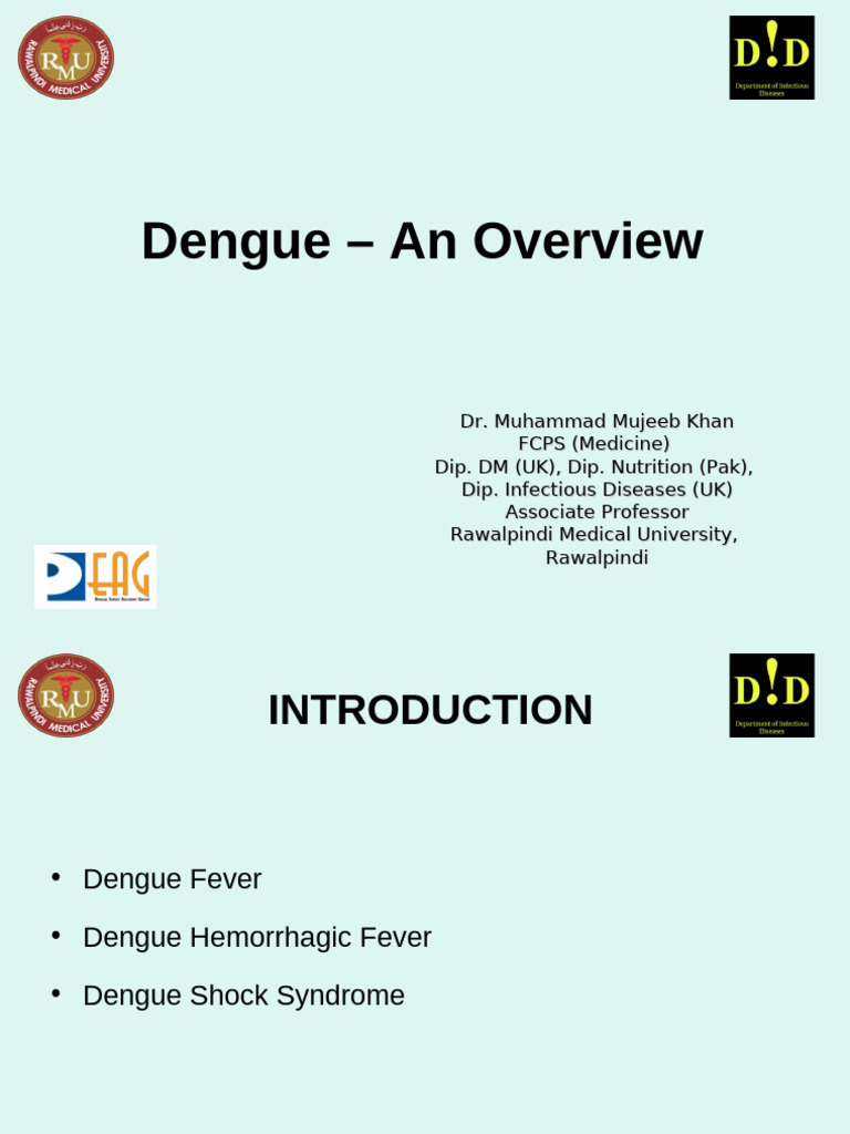 Dengue Presentation | PDF | Virus | Diseases And Disorders