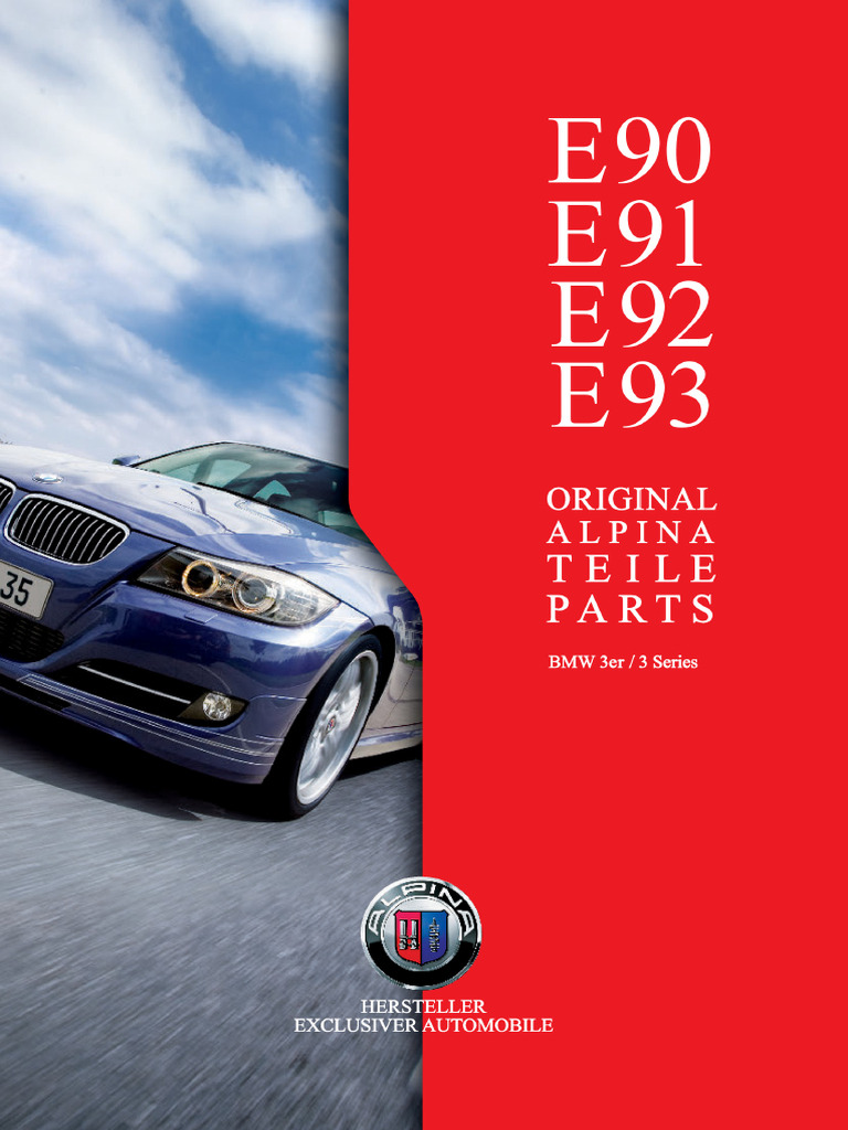 Alpina Teilezubehoer e90 e91 e92 e93 | PDF