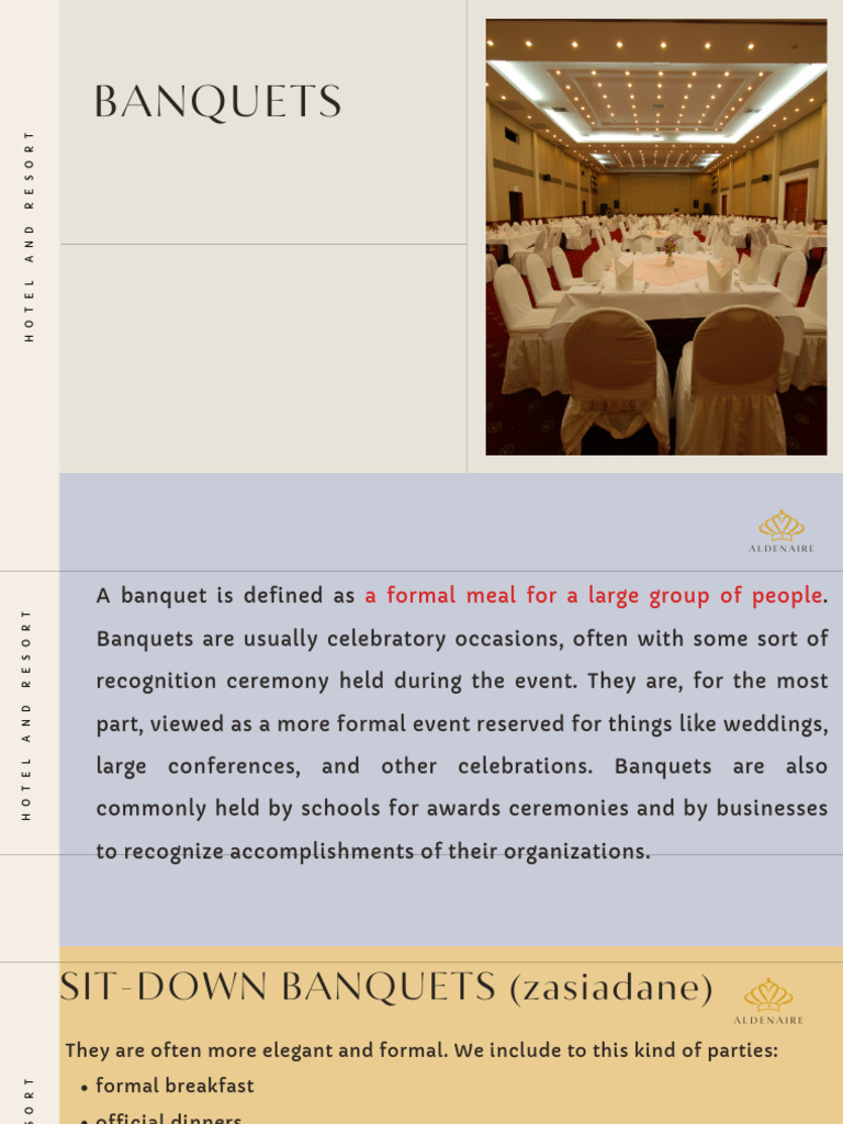 Banquets | PDF | Buffet | Meal