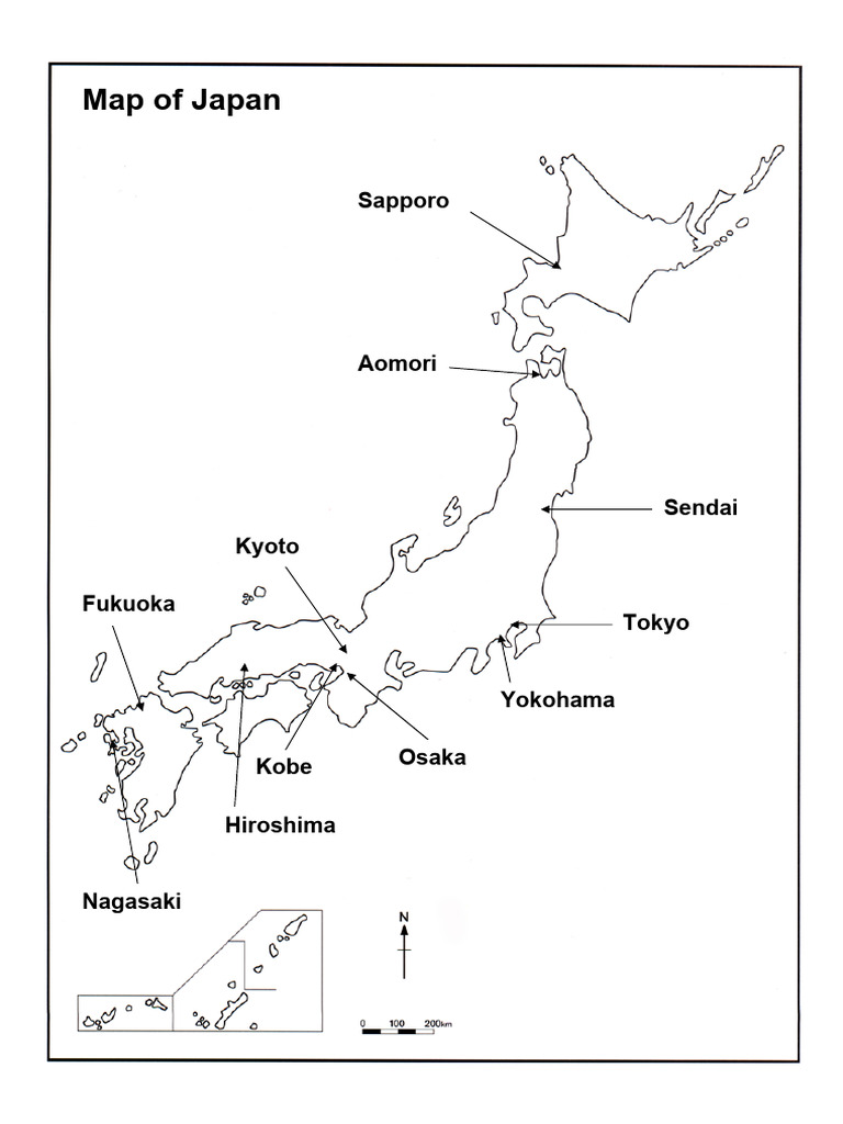 Japan map | PDF