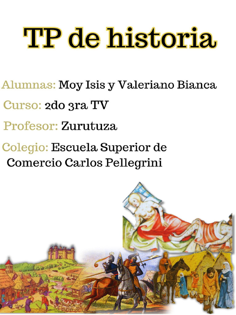 TP Historia | PDF | Feudalismo | Edades medias