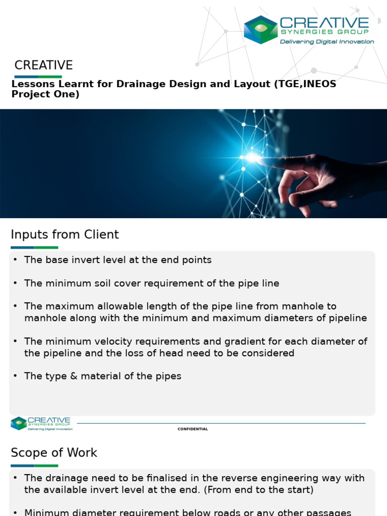 Drainage Layout | PDF