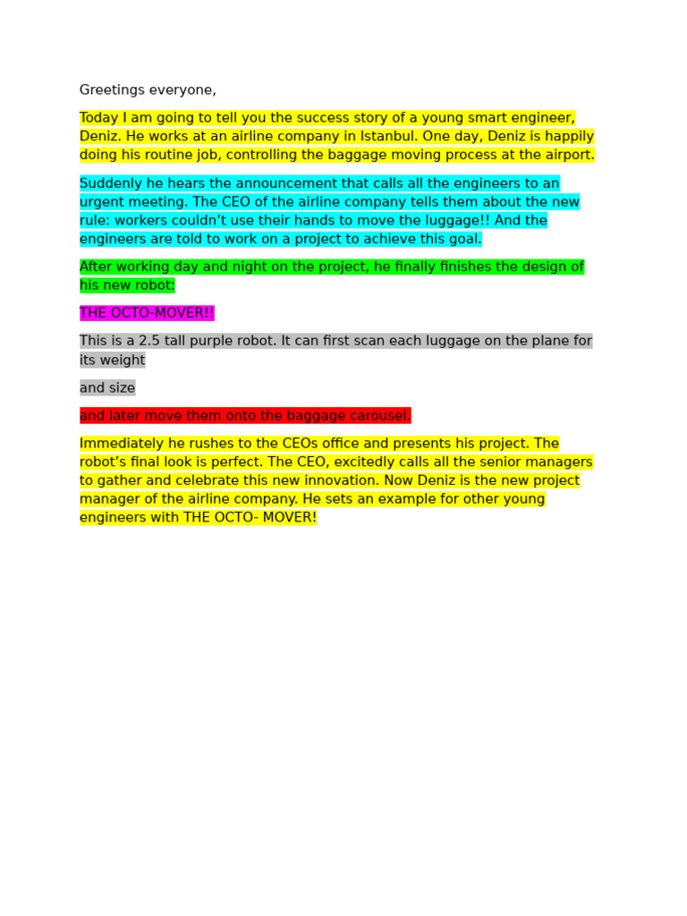 Deniz Atasoy - Di - Engineering - Audition Script 2 | PDF