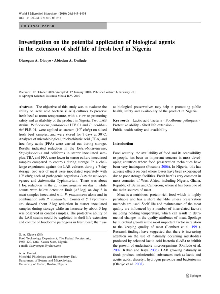 9-Investigation On The Potential Application of Biological Agents | PDF ...