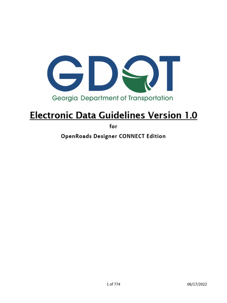 2023 Gdot Ord Edg | PDF | Topography | Computer File