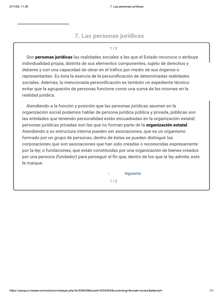 Personas Jurídicas | PDF