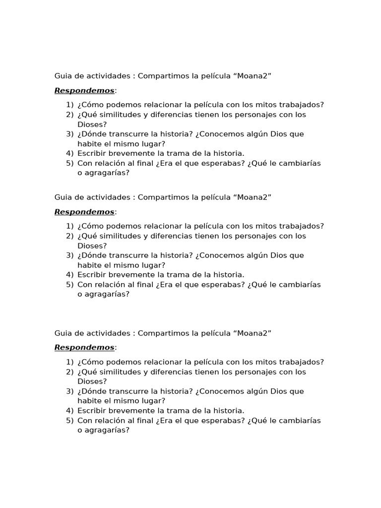 MOANA | PDF