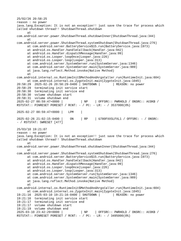 Power Off Reset Reason Backup | PDF | Embedded Linux Distributions | Mobile Linux