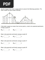 The Potential and Kinetic Energy in Roller Coasters | PDF