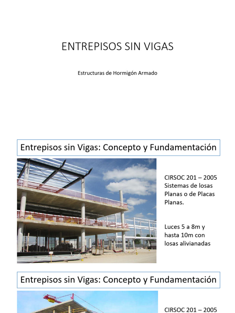 E2 Entrepiso Sin Vigas | PDF | Viga (Estructura) | Columna
