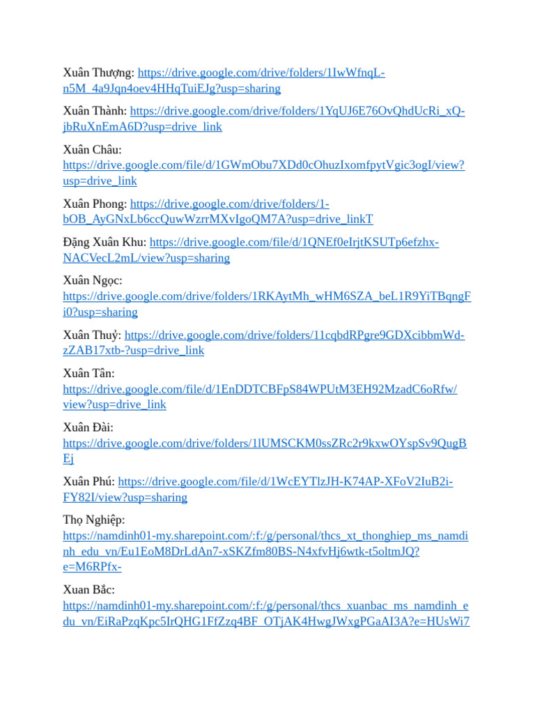 ĐƯỜNG LINK ĐỀ HKII-1 | PDF