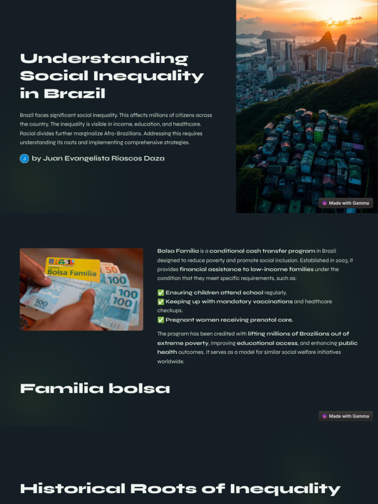 Understanding Social Inequality in Brazil | PDF | Economic Inequality ...