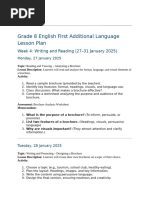 English Grade 8 Term 3 Subject Prep 2025 | PDF | Subject (Grammar ...