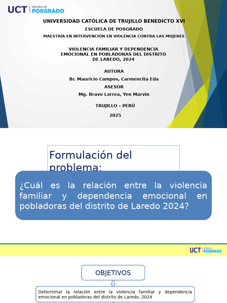 Diapositivas - Epg Uct | PDF | Violencia doméstica | Violencia