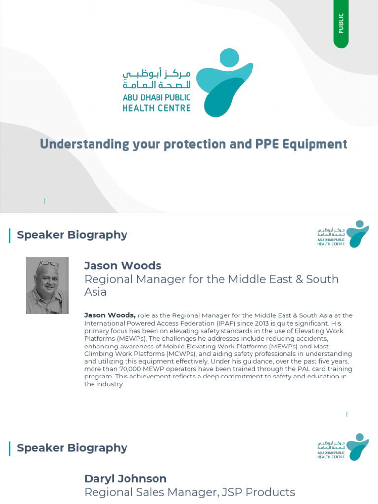 ADPHC- TrainingUnderstanding Your Protection and PPE Equipment | PDF ...