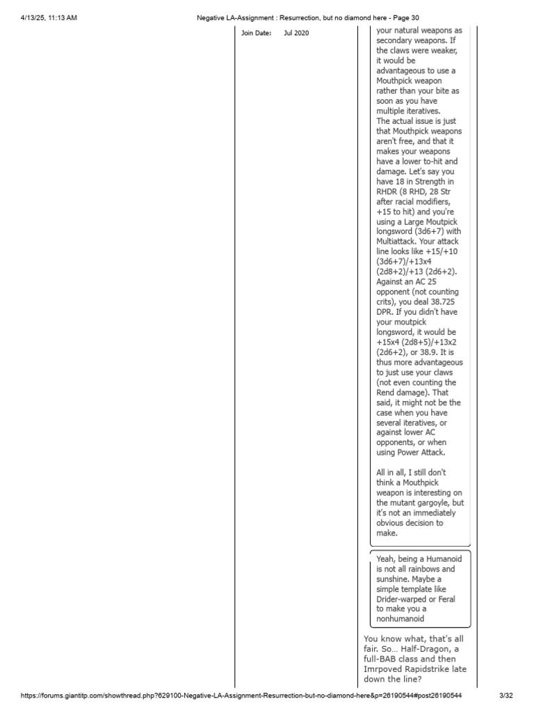 Negative LA-Assignment - Resurrection, But No Diamond Here - Page 30 | PDF