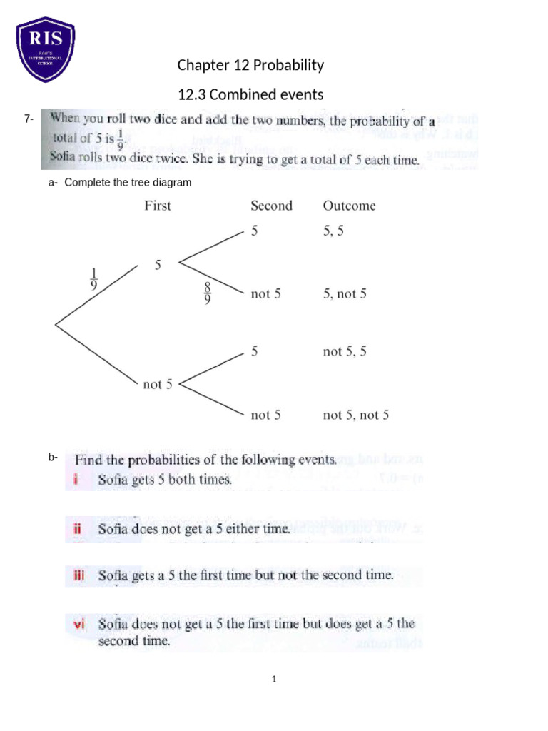 Chapter 12 Probability | PDF