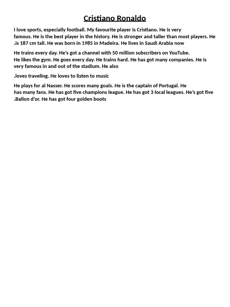 Cristiano Ronaldo | PDF