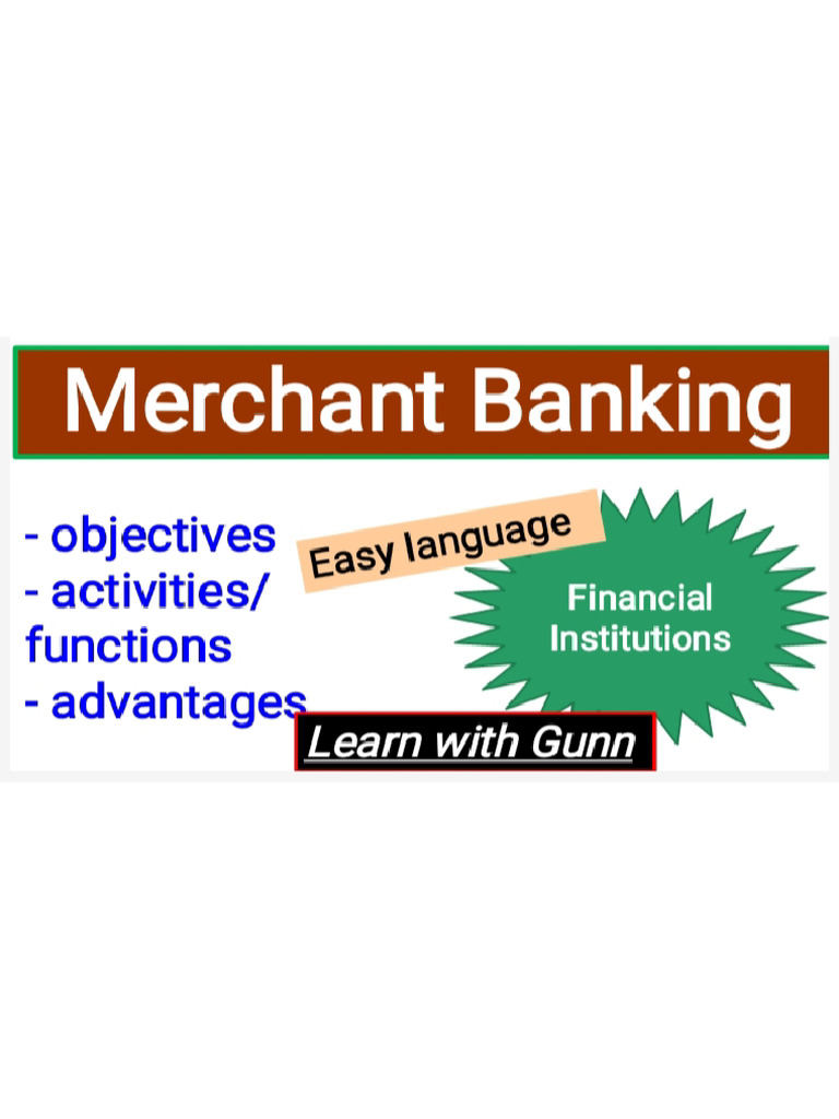 Merchant Banking | PDF