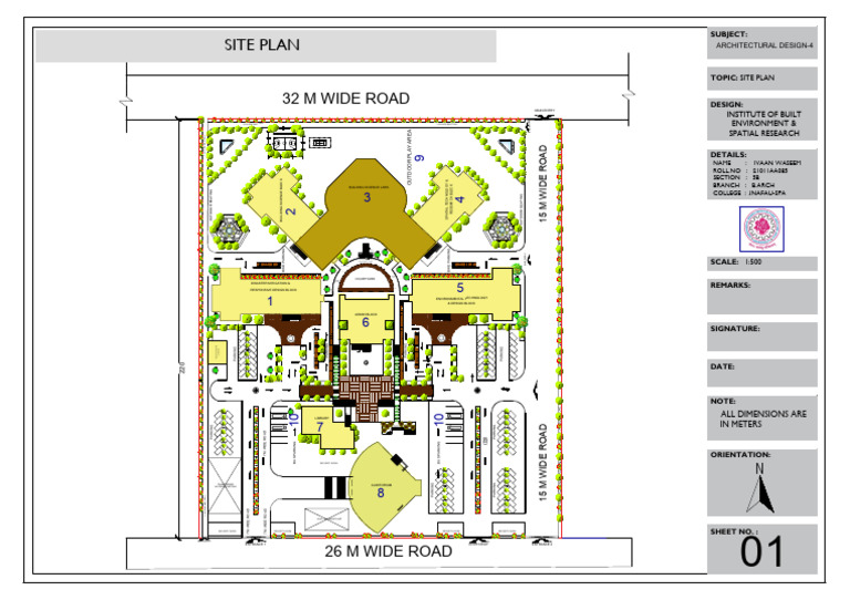 Problem 2 Site Plan FINAL-Model | PDF