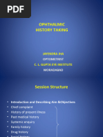 History Taking in Optometry Practice | PDF | Diabetes | Human Eye