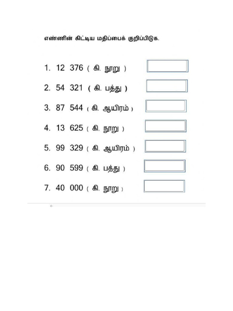 Kittiya mathippu | PDF