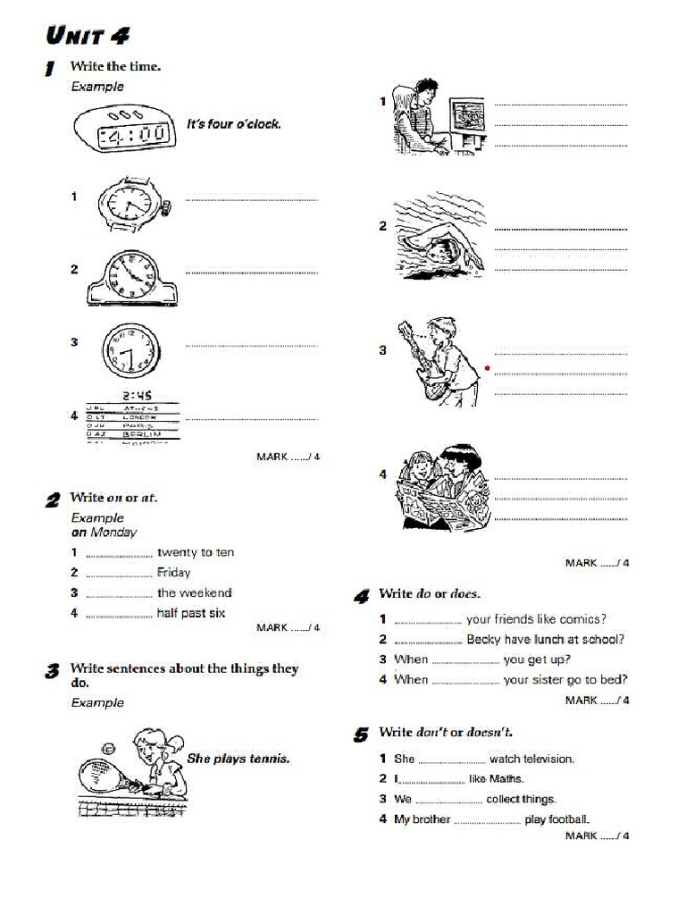 Project 1 Unit 4 Test | PDF