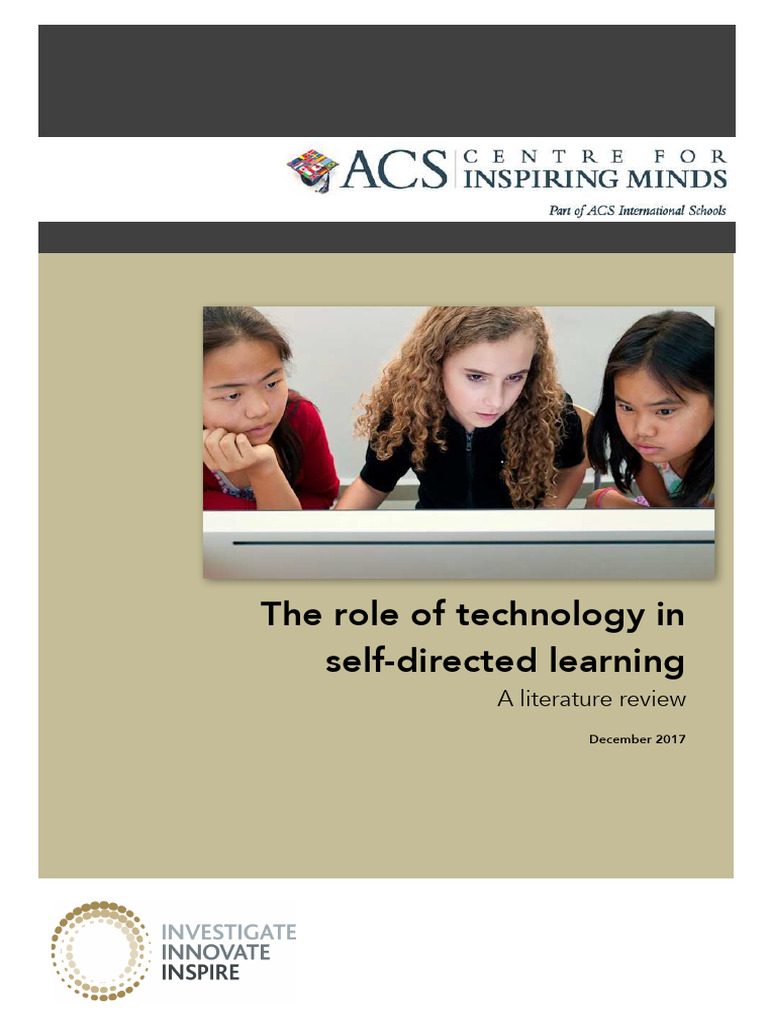 The Role of Technology in Self Directed | PDF | Learning | Teachers