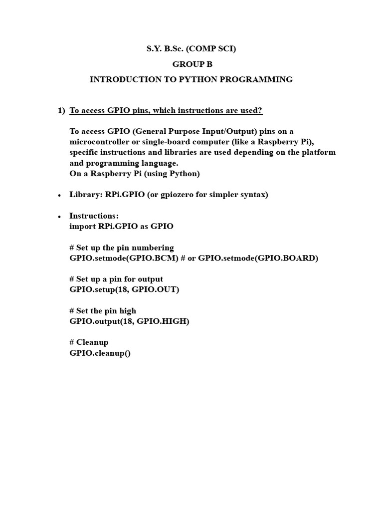 S.y.bcs Group B Intro To PP | PDF | Computer Programming | Computing