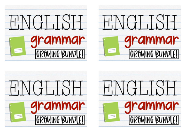 Grammar Bundle Cover | PDF