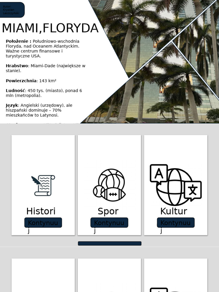 Prezenracja o Miami | PDF