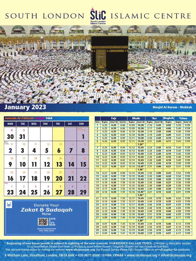 SLIC Calendar 2023 | PDF | Semitic Words And Phrases | Prayer