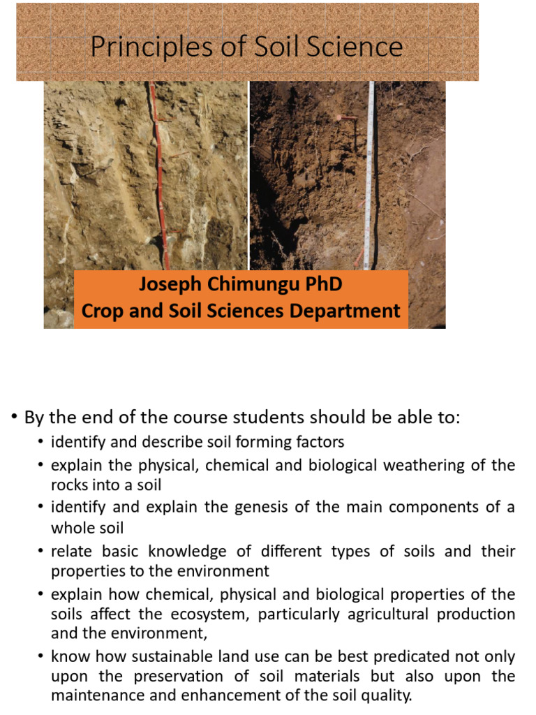 Principles of Soil Science | PDF | Igneous Rock | Rock (Geology)