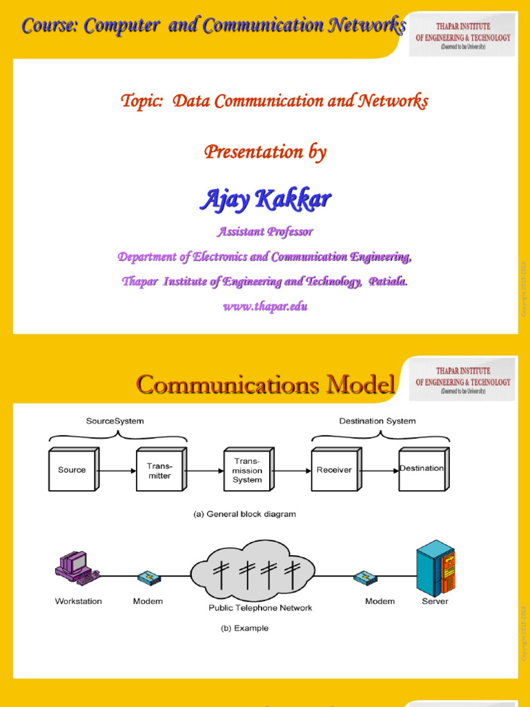 Data Communications and Networks | PDF | Computer Network | Wireless