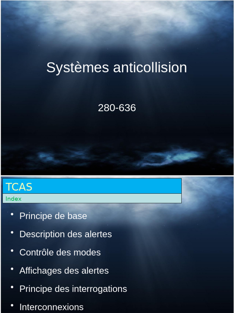Presentation 5 - TCAS | PDF | Instrument de mesure | Aviation